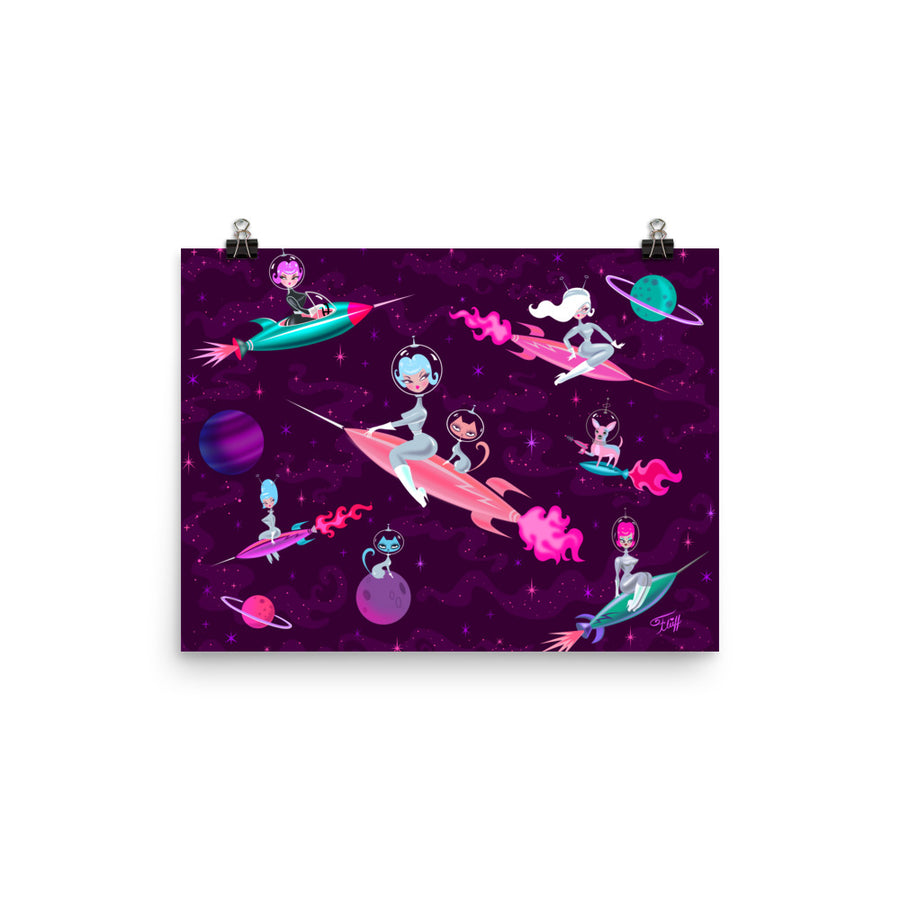 Open Edition Art Prints – Tagged "Space Age and Aliens"– Miss Fluff's Shop