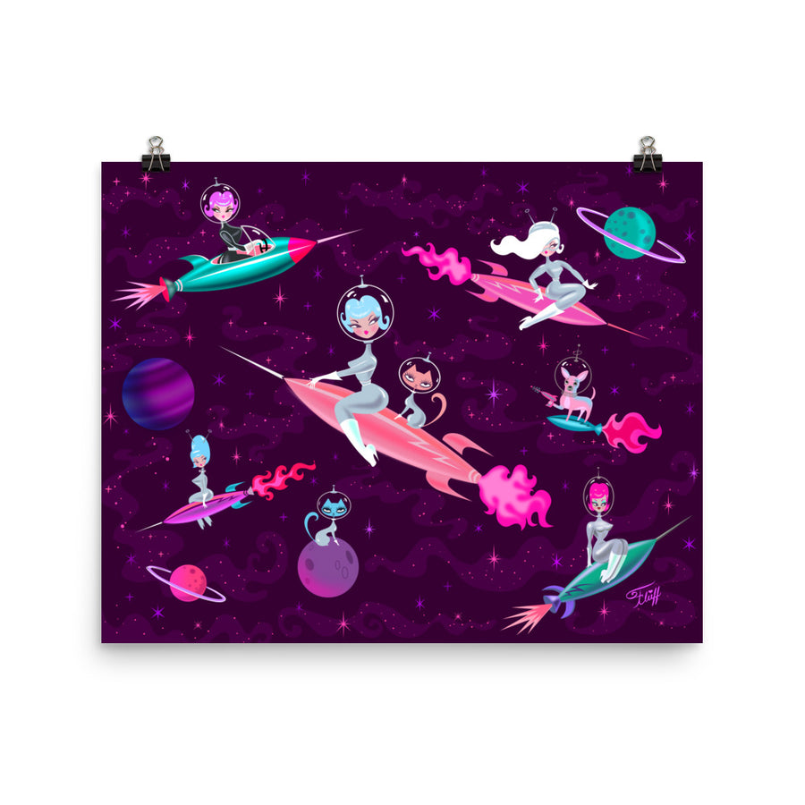 Open Edition Art Prints – Tagged "Space Age and Aliens"– Miss Fluff's Shop