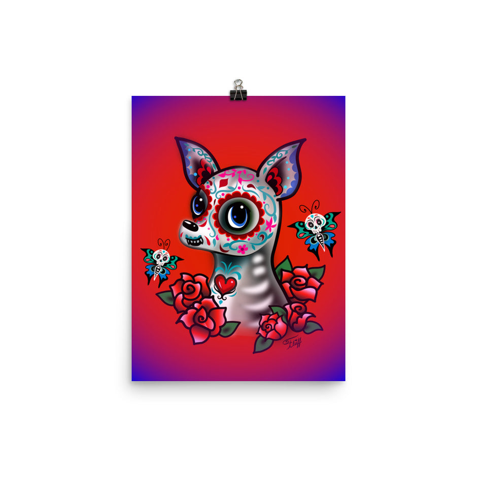 Open Edition Art Prints – tagged "Sugar Skulls" – Miss Fluff's Boutique